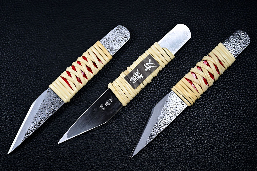 Yoshitomo Kiridashi Knife Rattan Wrap - Leather Artisan Lab